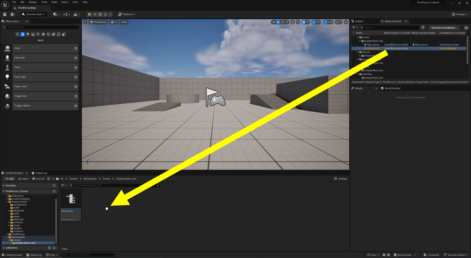 如何在 Unreal Engine 中播放来自 Wwise 的声音 | Audiokinetic Blog